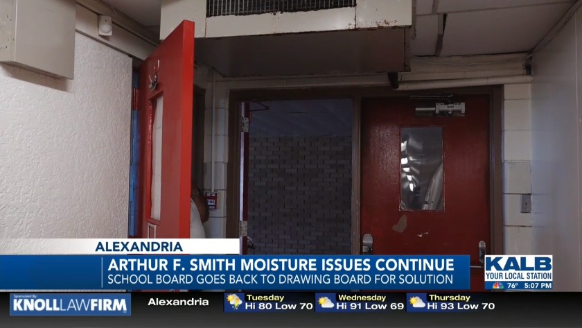 RPSB working to fix moisture issues at Arthur F. Smith before school starts