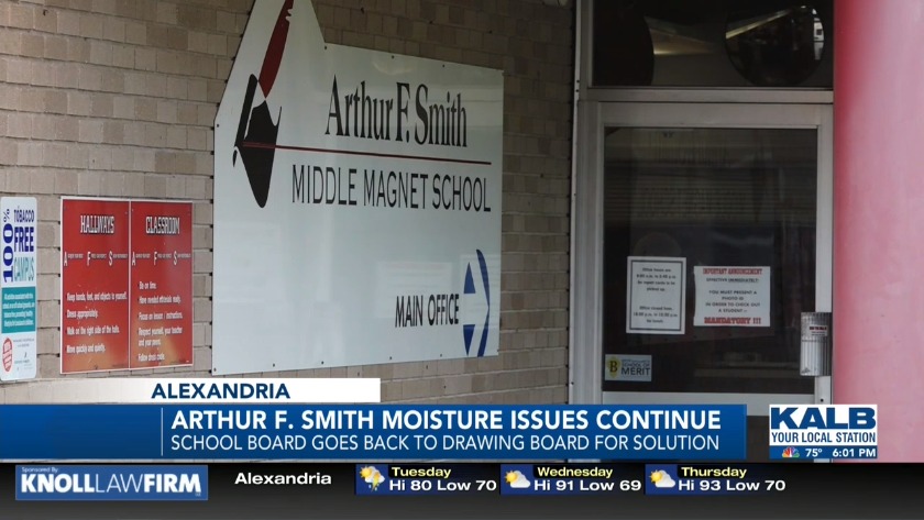 RPSB working to fix moisture issues at Arthur F. Smith before school starts