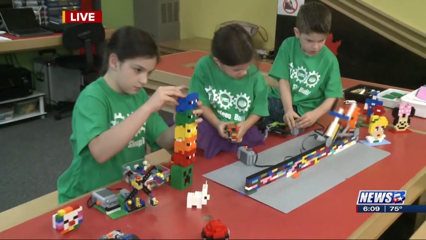 Learning through Legos at Bricks 4 Kidz summer camp
