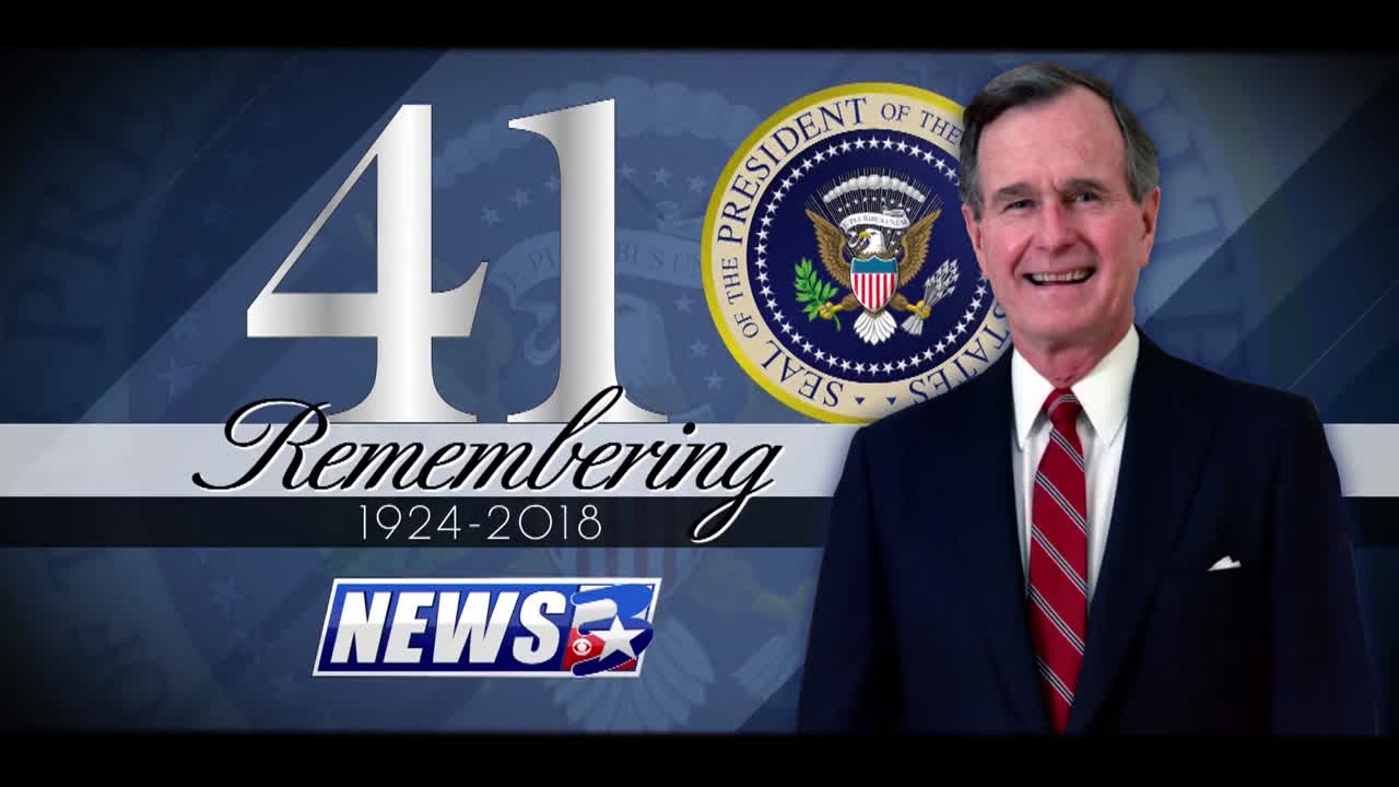 WATCH: Remembering 41 - Welcome home, Mr. President