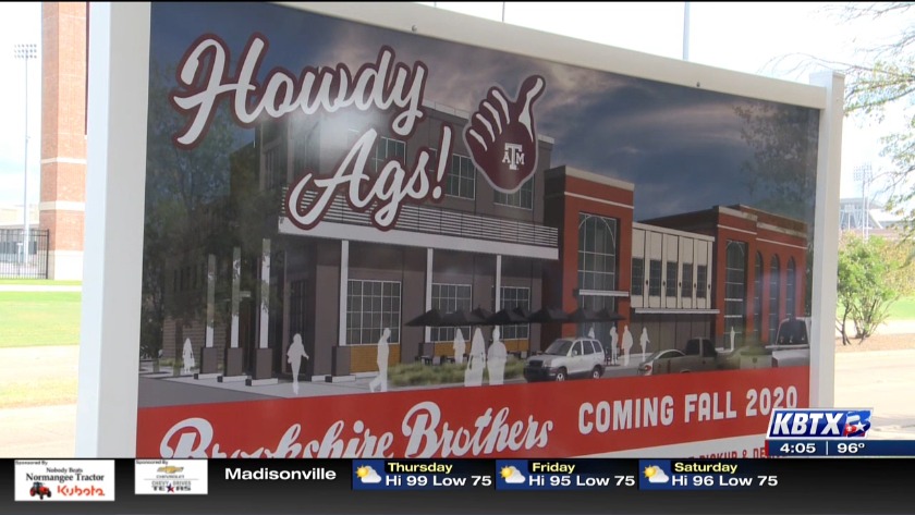 New Kyle Field themed grocery store being built near campus