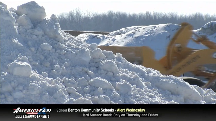 Dubuque's snow-dumping site filling up fast after latest snowfall