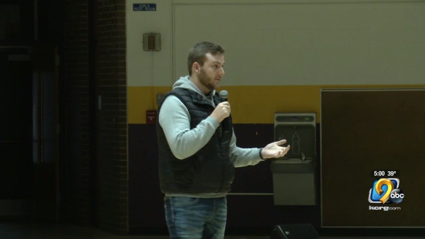 'Iowa legend,' Carson King warns students about negative side of social ...