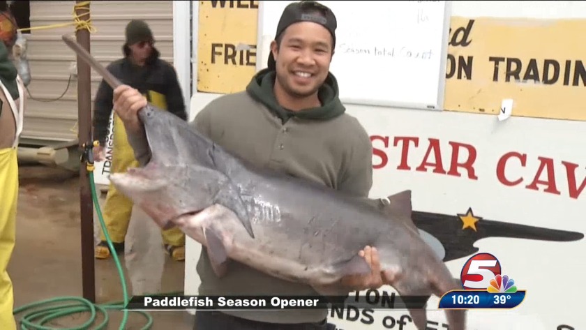 World Record Paddlefish