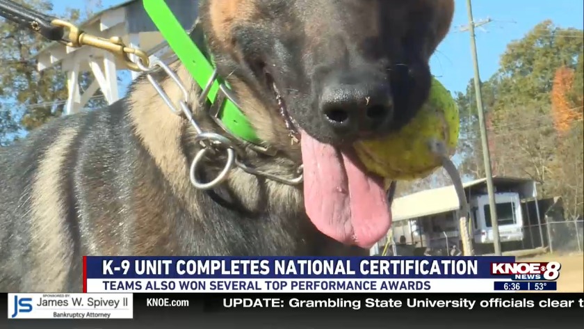 State Fire Marshal K-9 teams stand out at national conference
