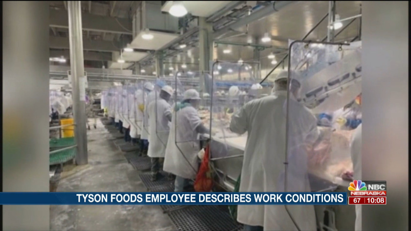 Tyson Foods employee describes work conditions