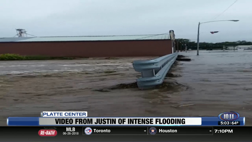 Ricketts surveys northeast Nebraska after rain causes flooding