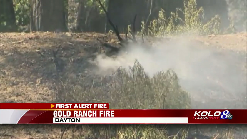 Dayton fire contained after burning 8.2 acres