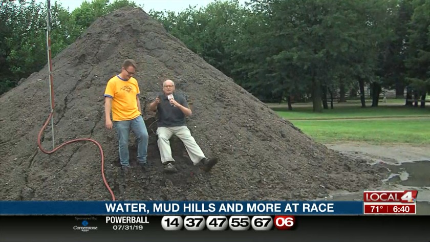 A pile of mud ready for 8th annual Prairie Sludge Trudge