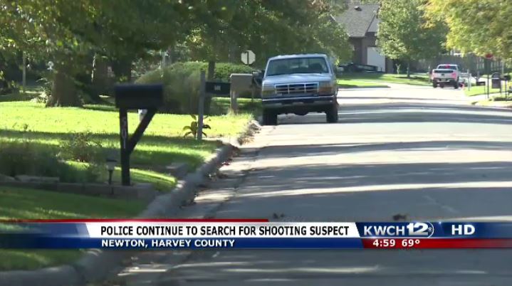 Newton police search for suspect in shooting