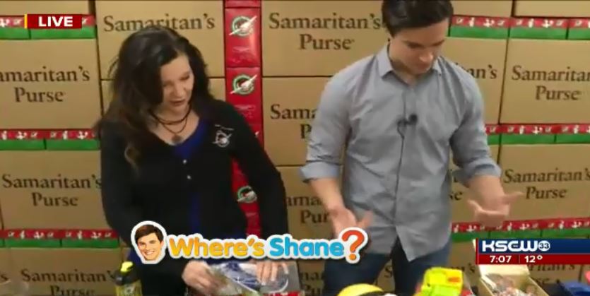 Where's Shane?: Packing boxes for Operation Christmas Child