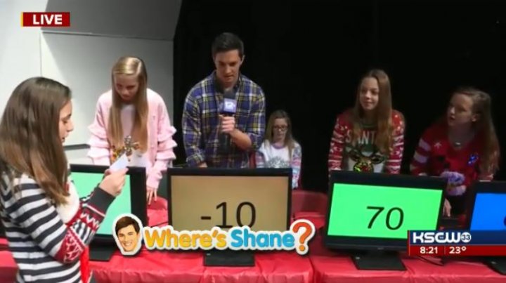 Where's Shane? Participating in 'Knight's Game of Games'