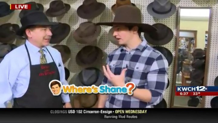 Where's Shane? National Hat Day