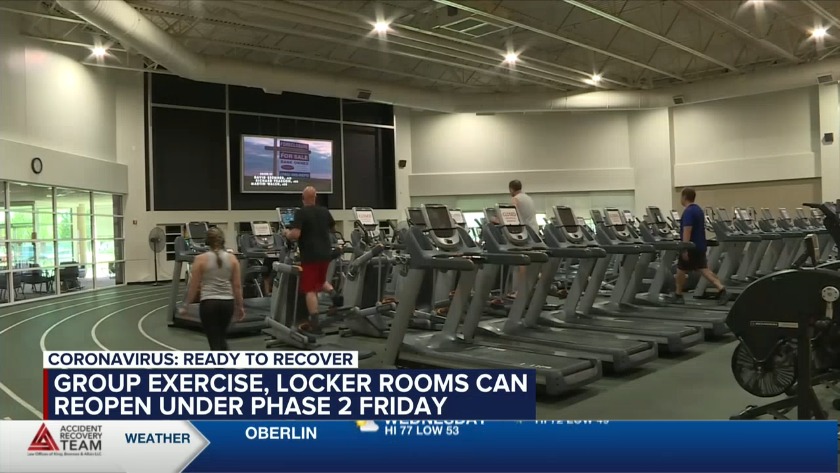 Gyms plan to reopen more amenities Friday for modified Phase 2