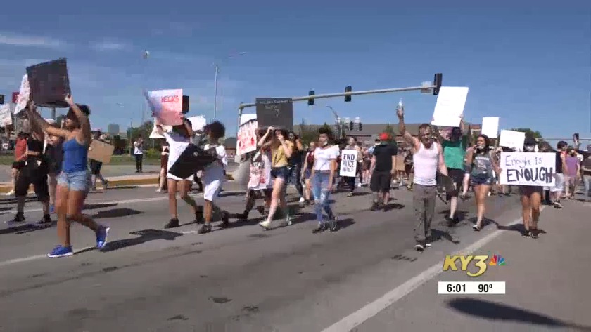 Thousands gather for protest, march in downtown Springfield over racial ...