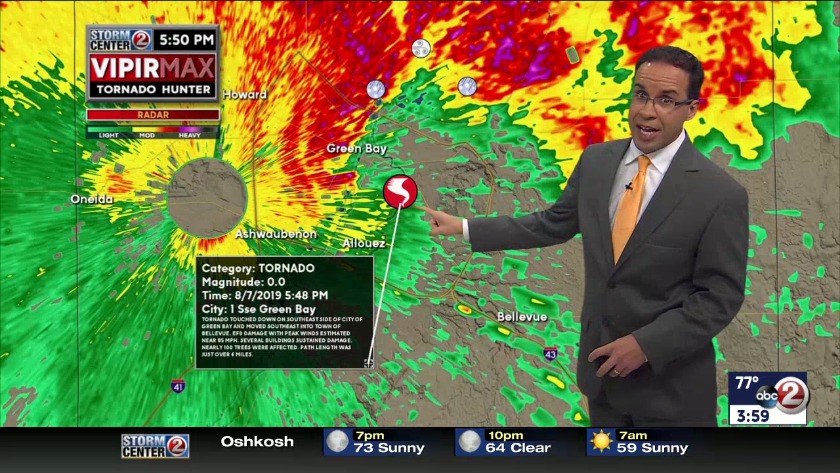 Tornado confirmed in Green Bay; first since 2005