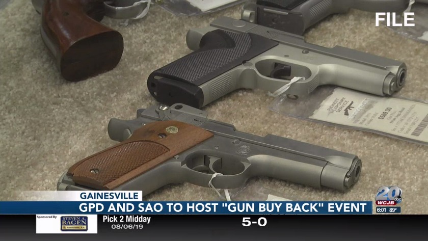 Successful gun buyback event held in Gainesville on Saturday