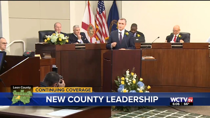 Rick Minor sworn in to Leon County Commission