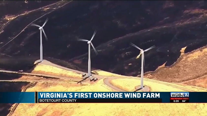 VA's first-ever onshore wind farm coming to Botetourt County