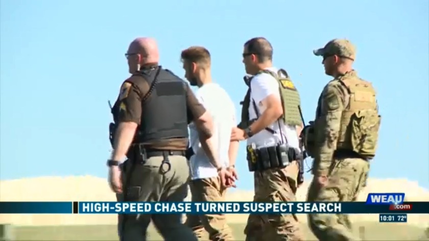 UPDATE: Man in custody after high-speed chase turned suspect search