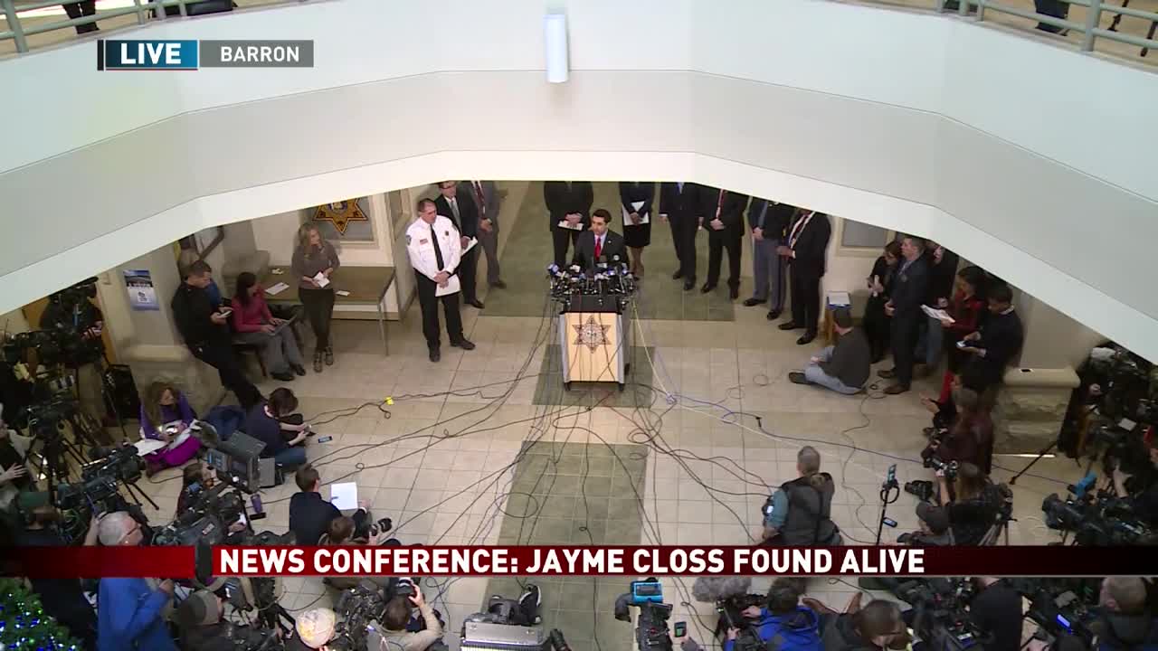 UPDATE: Jayme Closs home from hospital, suspect to appear in court Monday