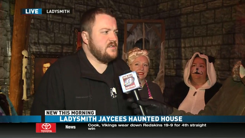 Ladysmith Jaycees hosts annual haunted house