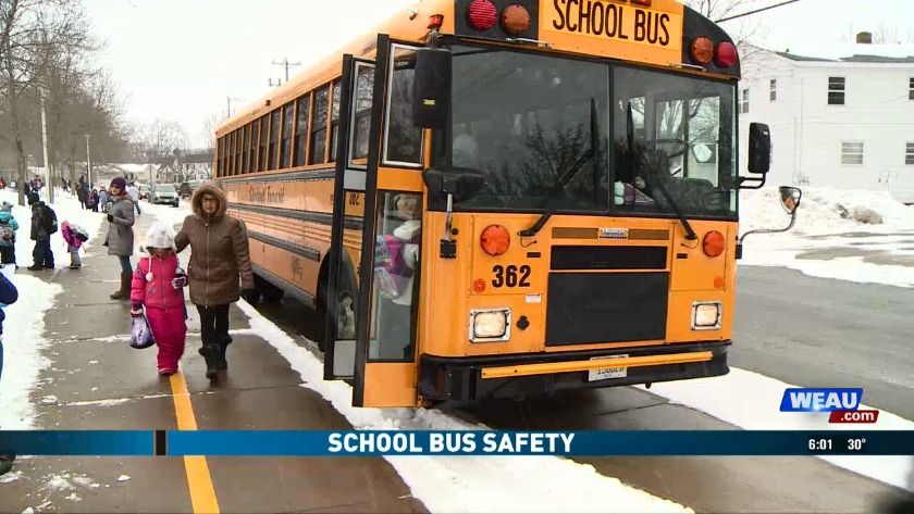 School bus stop safety
