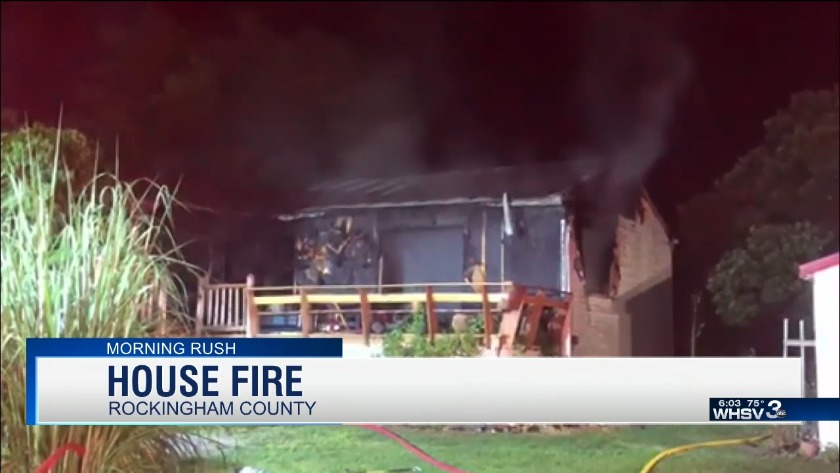 Fire in Rockingham County