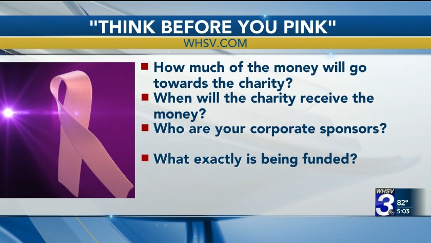 Law enforcement warns against "Pinktober" charity scams