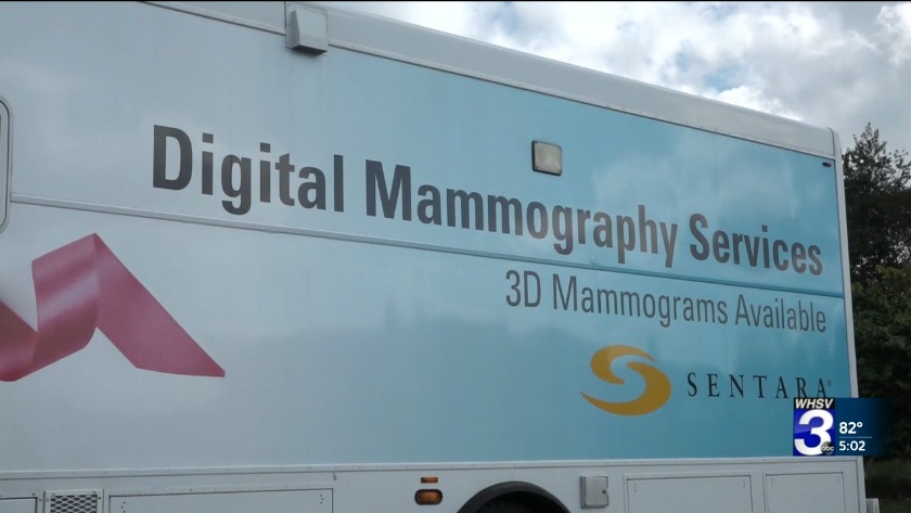Mobile 3D mammography van travels through the community