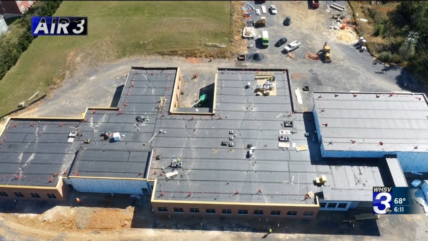New building for Shenandoah County Sheriff's Office halfway complete