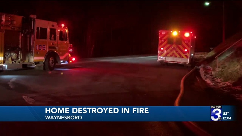 Waynesboro home deemed total loss after Wednesday evening fire