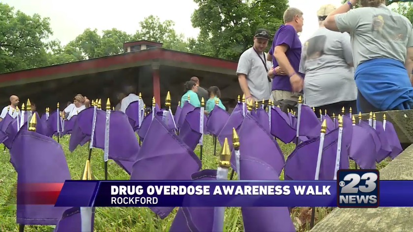 Rockford drug overdose awareness walk