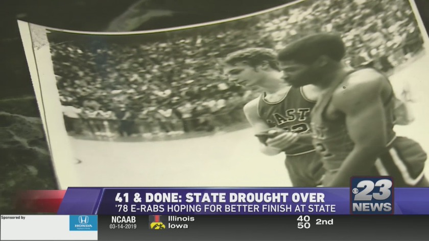 1978 East team rooting on E-Rabs at state