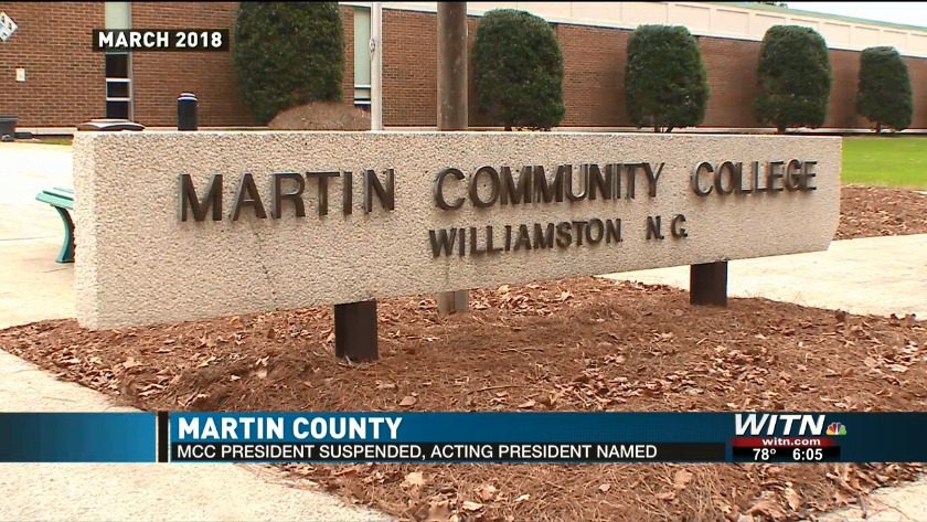 State board okays temporary leadership changes at Martin Community College