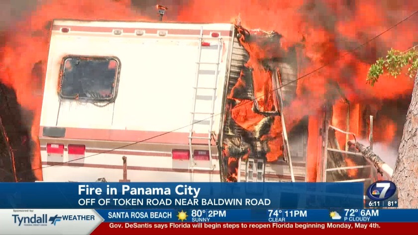 Panama City home destroyed in fire