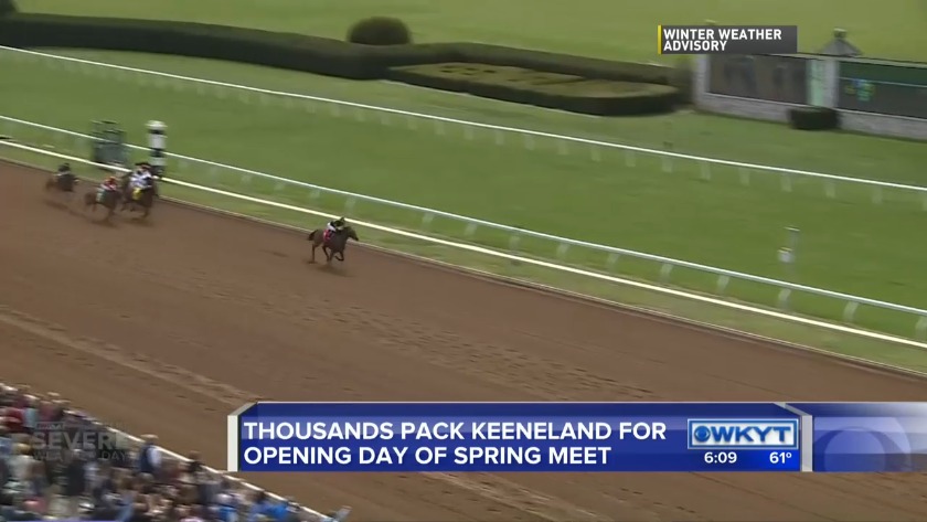 Gates open at Keeneland racetrack