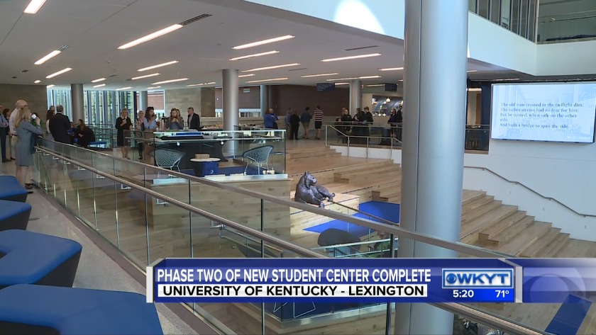 $200 million University of Kentucky student center opens Monday