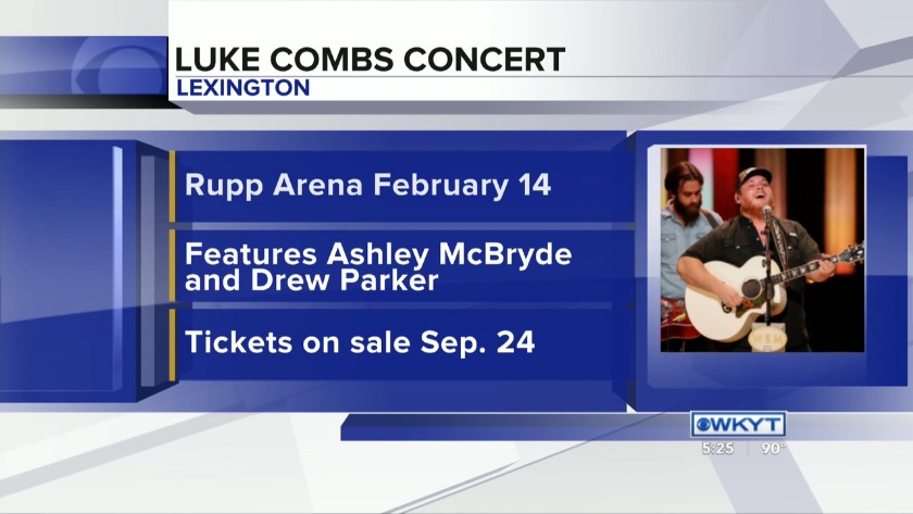 Luke Combs breaks record for fastest sellout in Rupp Arena history
