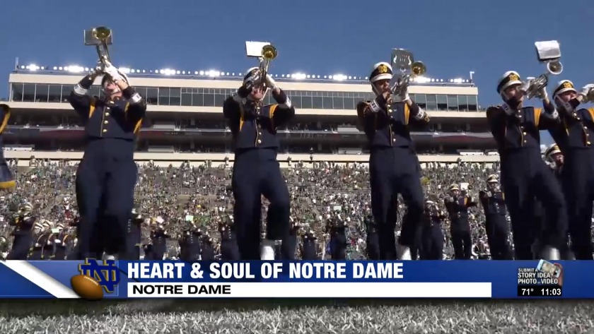 The Band of the Fighting Irish: Heart and soul of Notre Dame