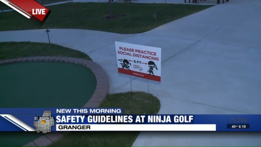 Ninja Golf opens for the season with safety guidelines in place