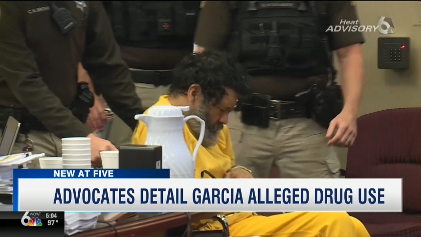 Garcia sits listless in courtroom for a third day