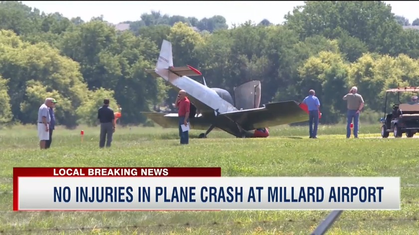 Pilot declines treatment after hard landing at Millard Airport