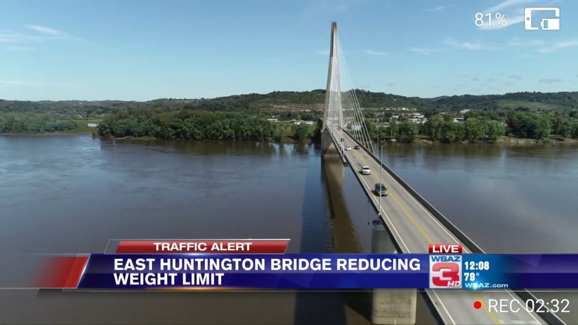 Drivers worry with weight restrictions over Ohio River bridge