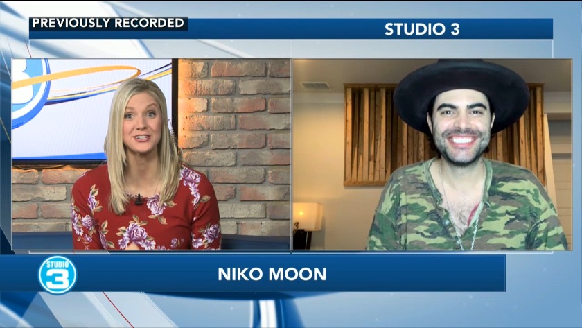 Niko Moon performs 'Good Time' on Studio 3