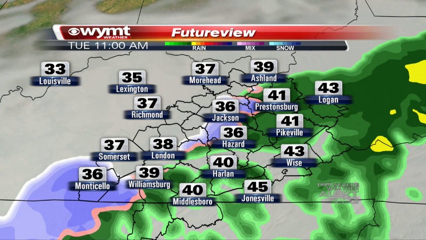 Rain transitions to snow Tuesday, accumulation possible